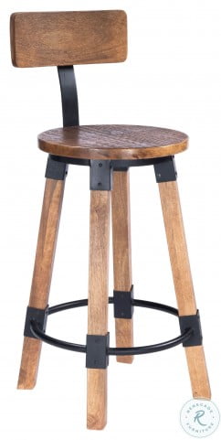 Masterson Natural Wood and Metal Counter Height Stool from Butler ...