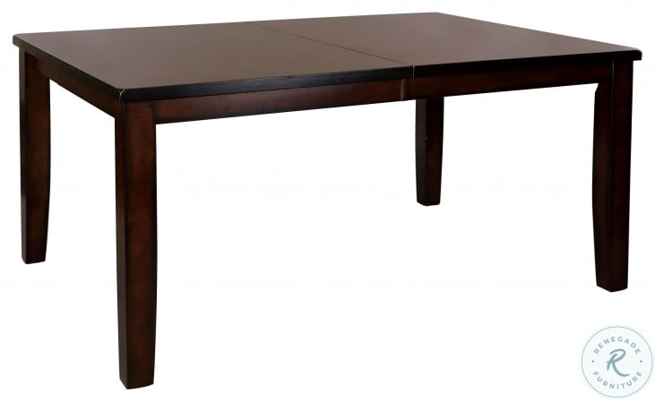 Mantello Dark Brown Extendable Dining Table from Homelegance | Coleman ...