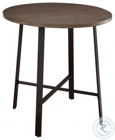 Chevre Brown Round Counter Height Dining Table from Homelegance ...