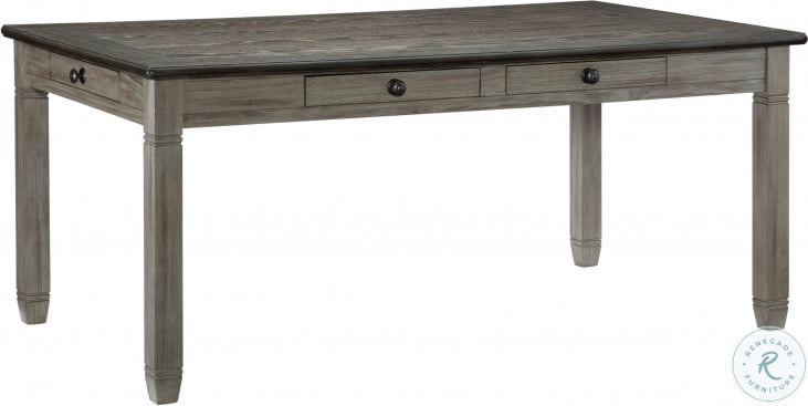 Granby Coffee And Antique Gray Dining Table from Homelegance | Coleman ...