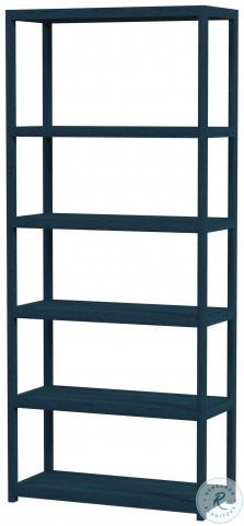 Lark Navy Blue Bookcase From Butler | Coleman Furniture