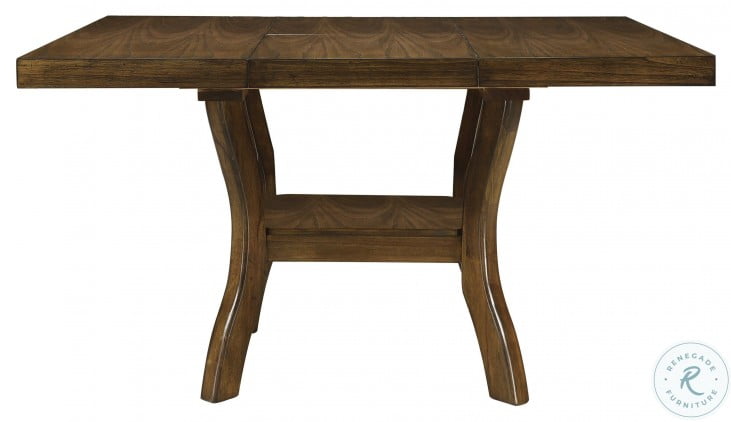 Darla Brown Extendable Dining Table from Homelegance | Coleman Furniture