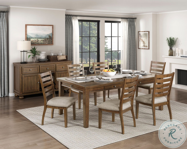 Tigard Cherry Dining Room Set from Homelegance | Coleman Furniture