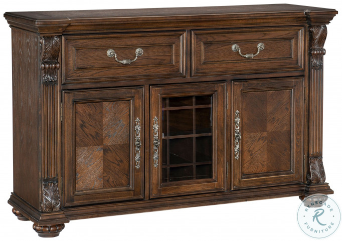 Bergen Dark Oak Server From Homelegance | Coleman Furniture