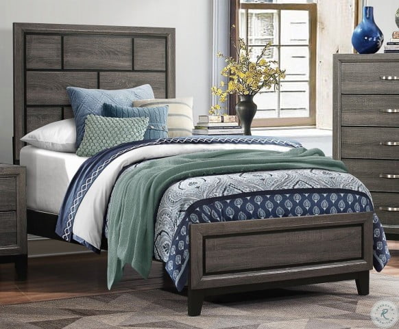 Davi Gray Youth Panel Bedroom Set from Homelegance | Coleman Furniture