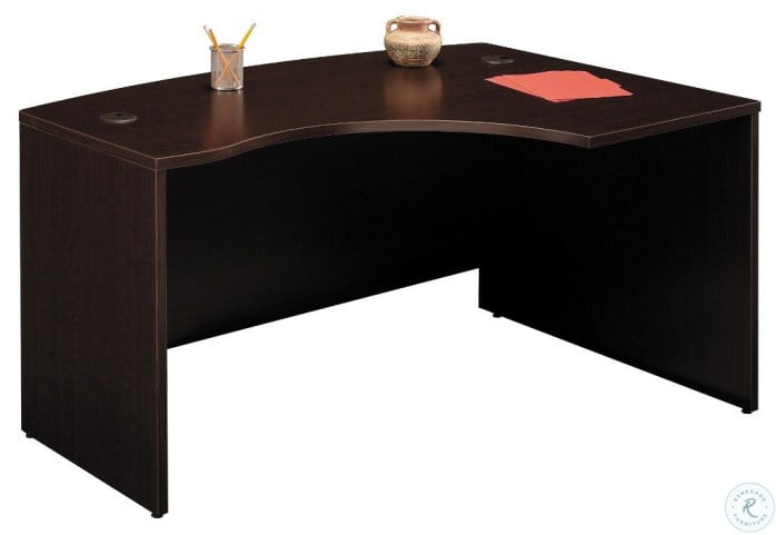 WC12922 Series C Mocha Cherry 60 Inch LH L-Bow Desk Shell from Bush ...