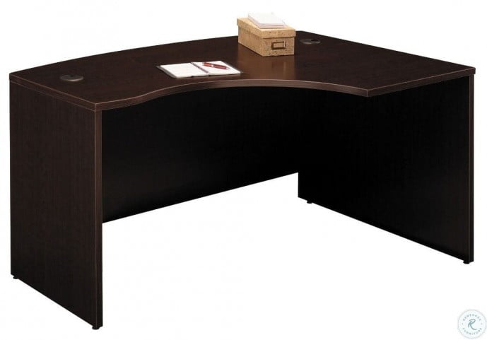 WC12933 Series C Mocha Cherry 60 Inch LH L-Bow Desk Shell from Bush ...