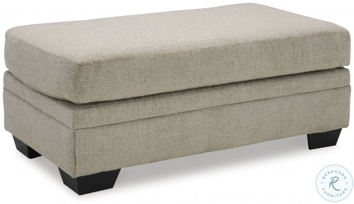 Stonemeade Taupe Ottoman From Ashley Furniture | Coleman Furniture