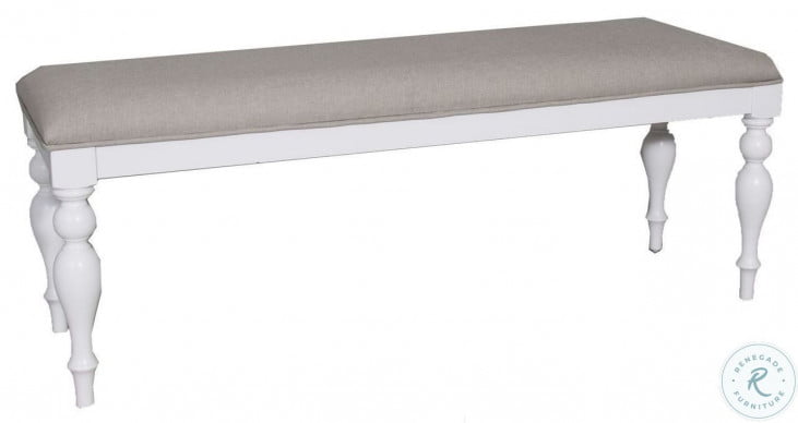 Summer House Oyster White Oyster White Bench from Liberty (607-C9001B ...
