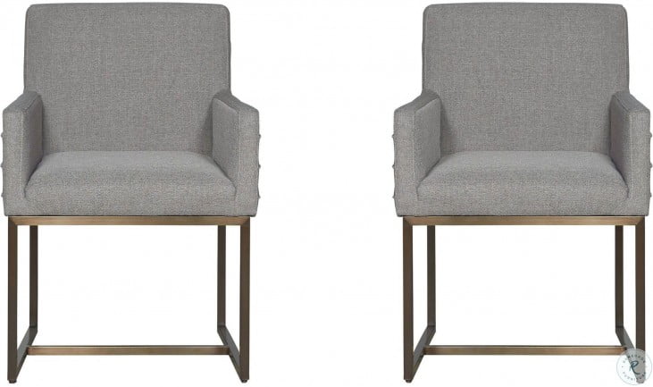 Modern Cooper Gray Arm Chair Set of 2 from Universal | Coleman Furniture
