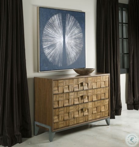 AD Modern Synergy Oak and Walnut Pattern Console from American Drew ...