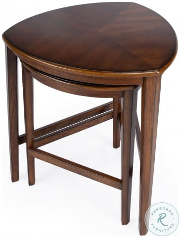 Butler Loft Finnegan Antique Cherry Nesting Tables from Butler (7010011 ...