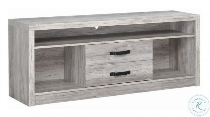 701024 Gray Driftwood Drawer TV Console from Coaster | Coleman Furniture