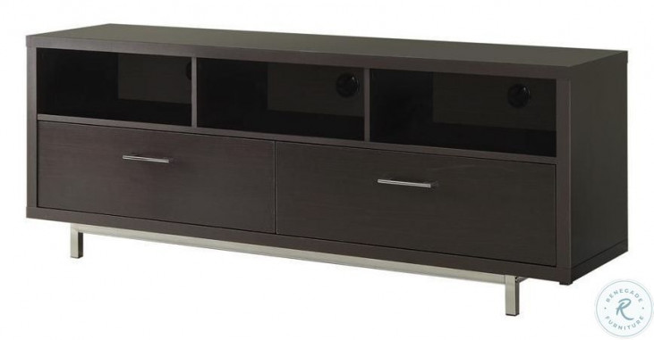 701973 Cappuccino Storage TV Console from Coaster (701973) | Coleman ...