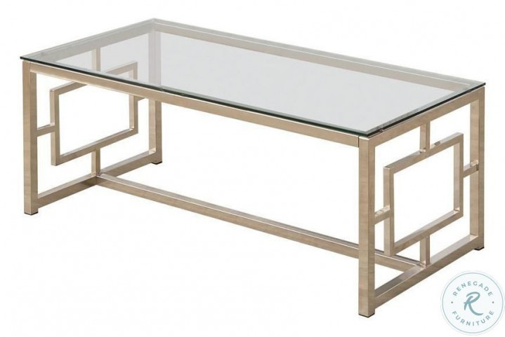 703738 Nickel Coffee Table from Coaster (703738) | Coleman Furniture