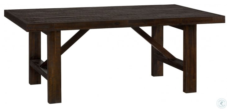 Kona Grove Rustic Chocolate Dining Table from Jofran | Coleman Furniture