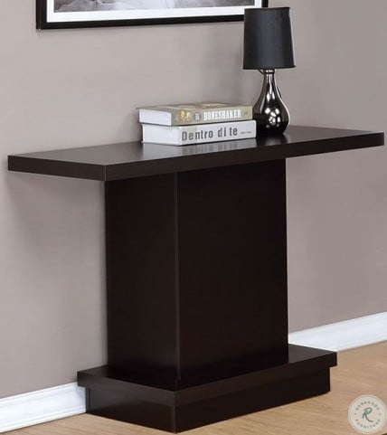 705169 Cappuccino Sofa Table from Coaster | Coleman Furniture