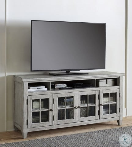 Heartland Antique White Entertainment Center from Liberty | Coleman ...