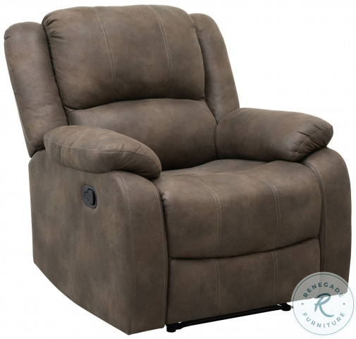 Fairview Brown Recliner From Homelegance | Coleman Furniture