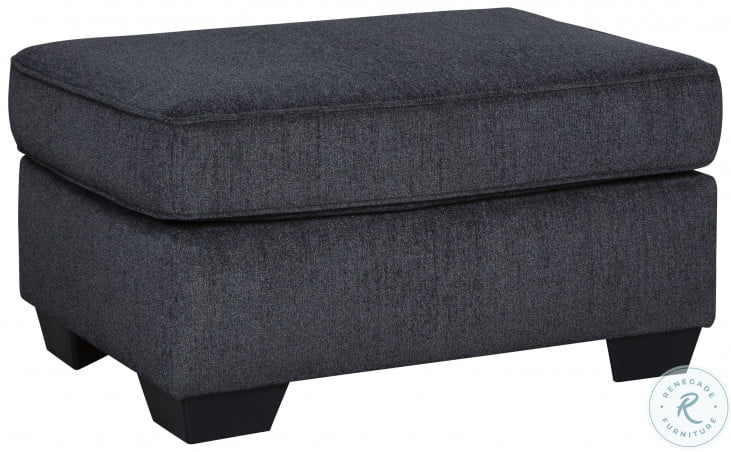 Altari Silver Ottoman from Ashley | Coleman Furniture