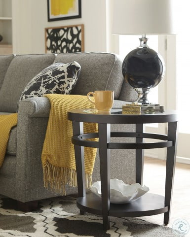 Urbana Cream Round End Table from Hammary | Coleman Furniture