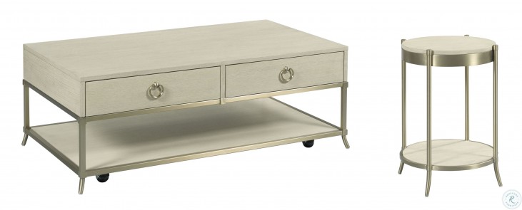 Lenox Capri Alabaster End Table from American Drew | Coleman Furniture