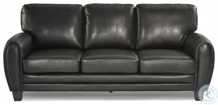 Rubin Black Sofa from Homelegance (9734BK-3) | Coleman Furniture