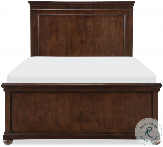 Canterbury Warm Cherry Full Panel Bed with Dual Side Storage from ...
