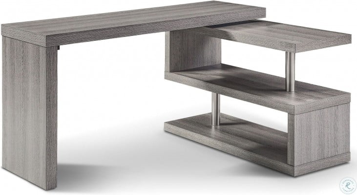 A33 Matte Grey Office Desk from JNM | Coleman Furniture