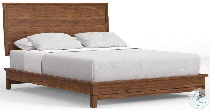 Nova Honey Maple Queen Platform Bed From Alpine | Coleman Furniture
