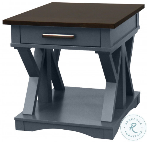 Americana Modern Denim End Table from Parker House | Coleman Furniture