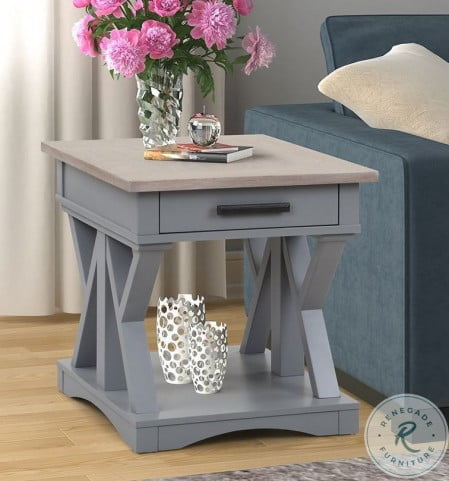 Americana Modern Dove End Table from Parker House | Coleman Furniture