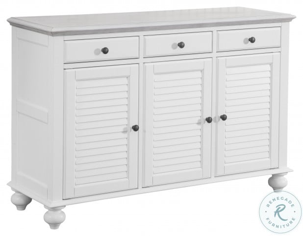 Hampton Chalk and White Seaside Buffet from John Thomas | Coleman Furniture