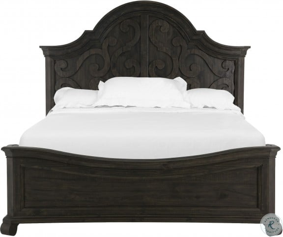 Bellamy Peppercorn King Shaped Panel Bed from Magnussen Home | Coleman ...