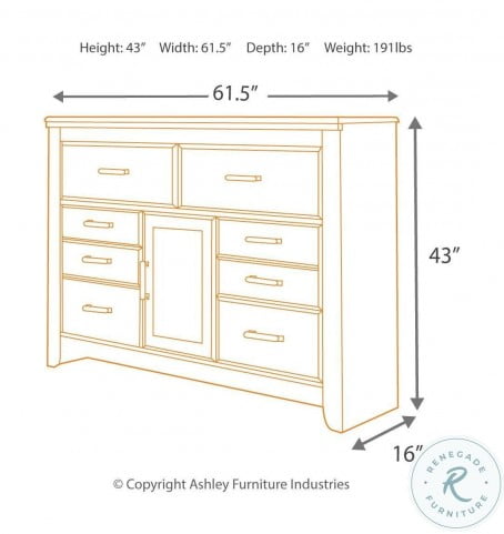 Juararo Dresser from Ashley (B251-31) | Coleman Furniture