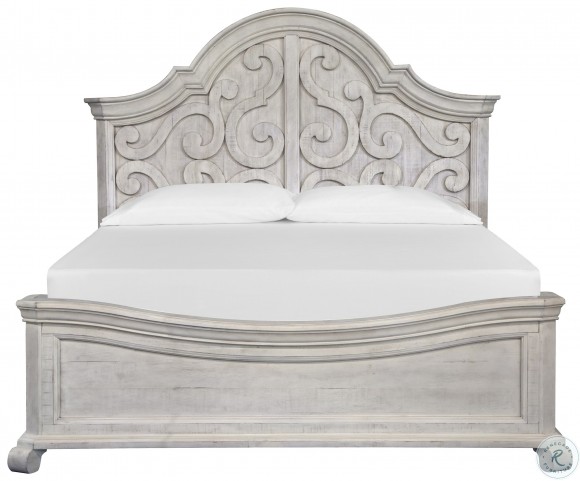 Bronwyn Alabaster Queen Shaped Panel Bed from Magnussen Home | Coleman ...