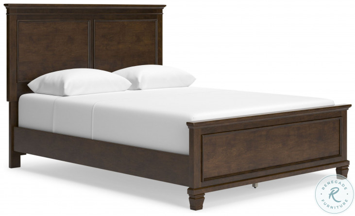 Danabrin Rich Brown Cherry Queen Panel Bed From Ashley Furniture ...