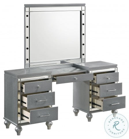 Valentino Silver Vanity Mirror From New Classic | Coleman Furniture