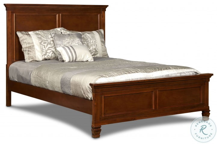 Tamarack Brown Cherry Full Panel Bed from New Classic | Coleman Furniture