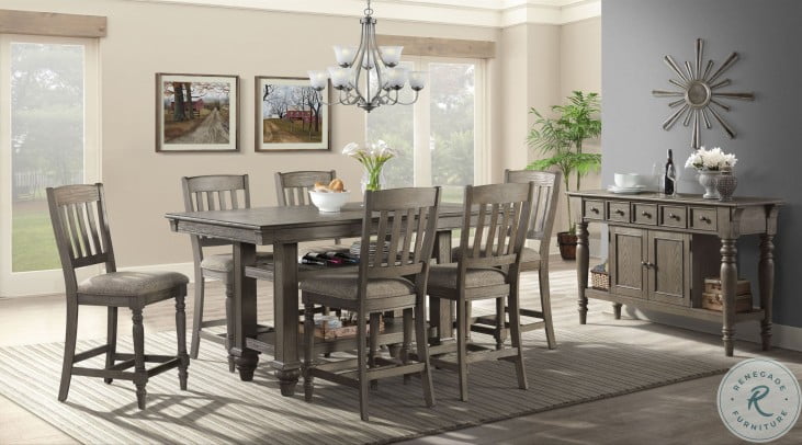 Balboa Park Roasted Oak Counter Height Dining Room Set from Intercon ...