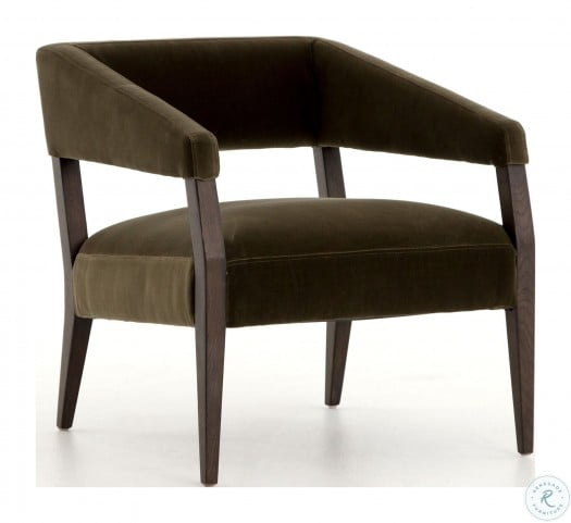 Abbott Olive Green Gary Club Chair from Fourhands | Coleman Furniture