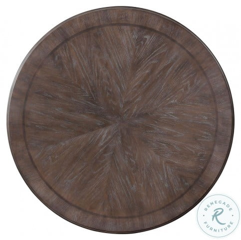 Arcadia Rustic Natural Tone Round Dining Table from Furniture of ...