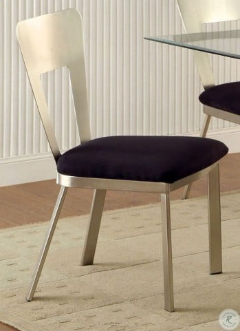 Nova Microfiber Side Chair Set of 2 from Furniture of America | Coleman ...
