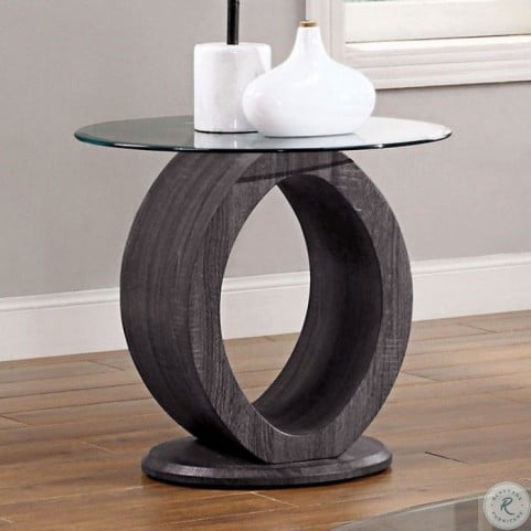 Lodia Gray End Table from Furniture of America | Coleman Furniture