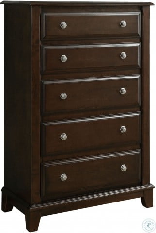 Litchville Brown Cherry Chest from Furniture of America | Coleman Furniture