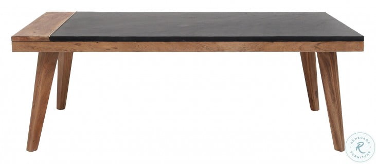Caspian Natural Matte Cocktail Table from Steve Silver | Coleman Furniture