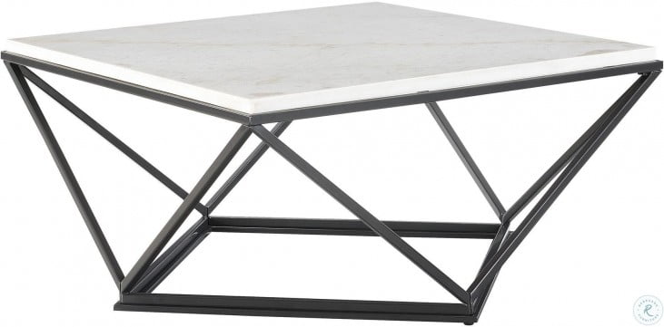 Conner Black Square Coffee Table from Elements Furniture | Coleman ...