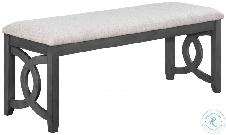 Gia Gray 46" Bench From New Classic | Coleman Furniture