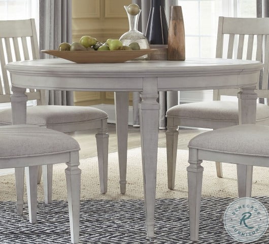 Newport Alabaster Round Extendable Dining Table From Magnussen Home ...
