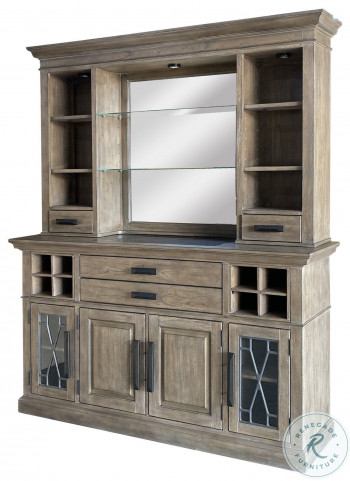Sundance Sandstone 66" Buffet with Hutch From Parker House | Coleman ...